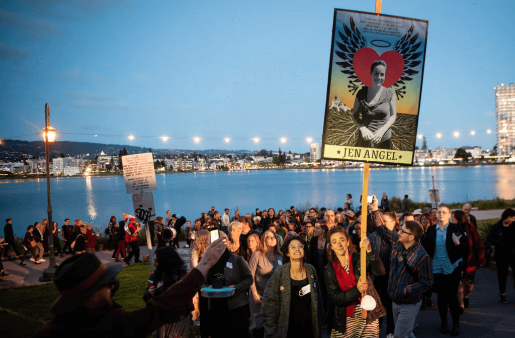 The San Francisco Standard, “Mourners at Jen Angel’s Funeral Push for ...